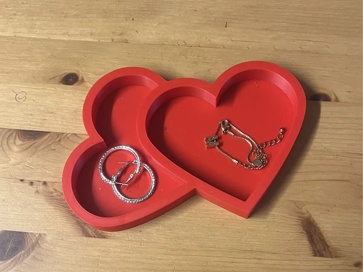 heart tray - Free 3D Print Model - MakerWorld