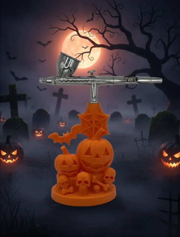 Spooky Airbrush Stand - Free 3D Print Model - MakerWorld