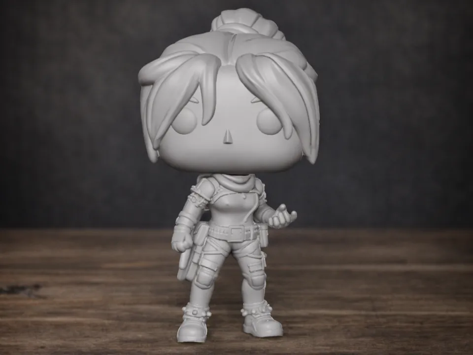 Apex Legends - Wraith Chibi Figure - Free 3D Print Model - MakerWorld