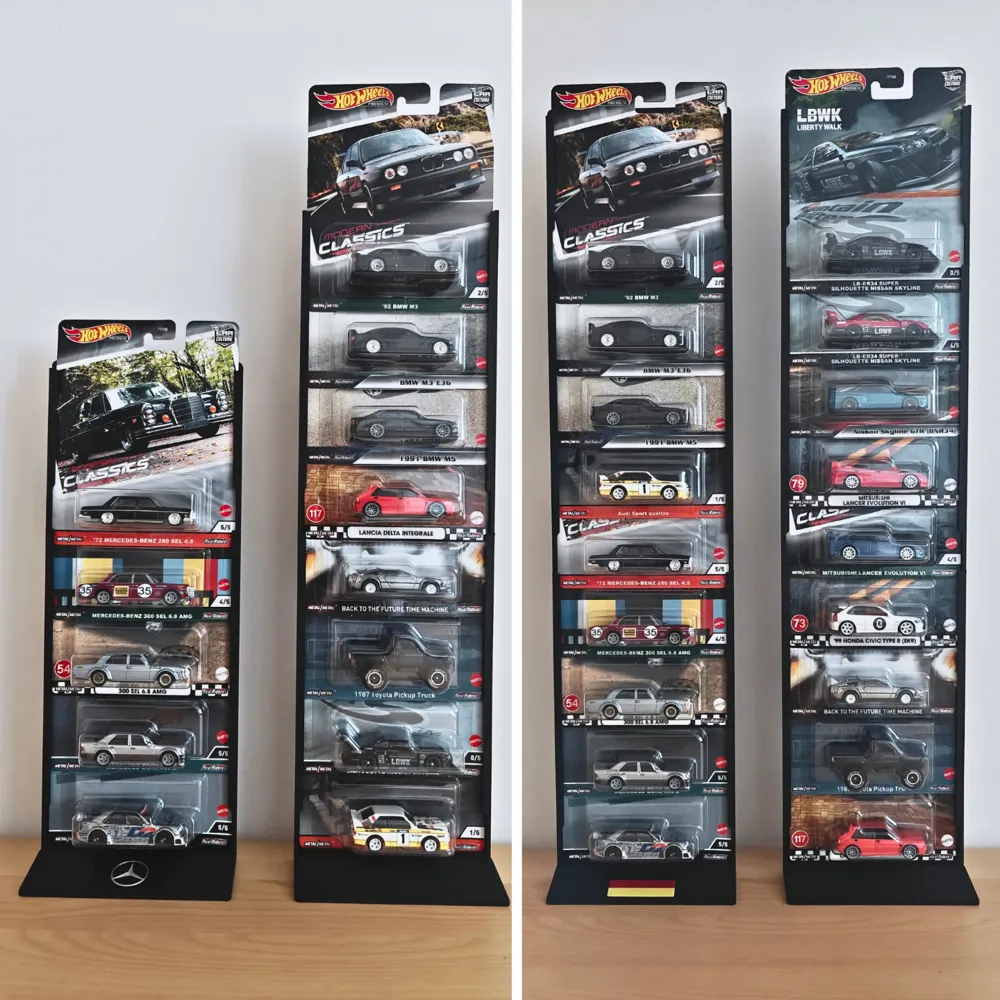 Modular Display Stand for Diecast Collectors by noordinaryleaf - MakerWorld