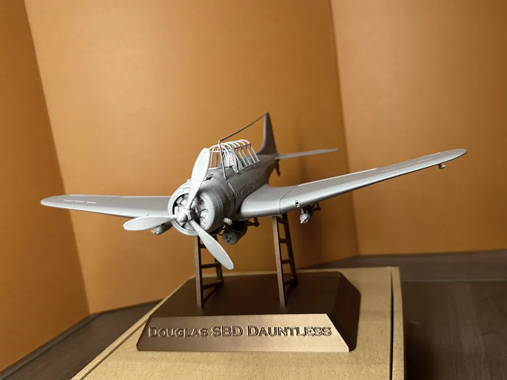 Douglas SBD Dauntless by JSHKMakerWorld: Download Free 3D Models