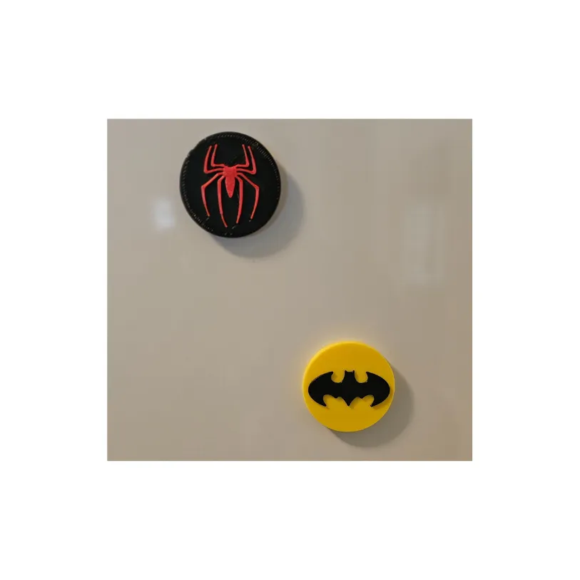 Superhero Magnets by BlakBruceWayne MakerWorld: Download Free 3D Models