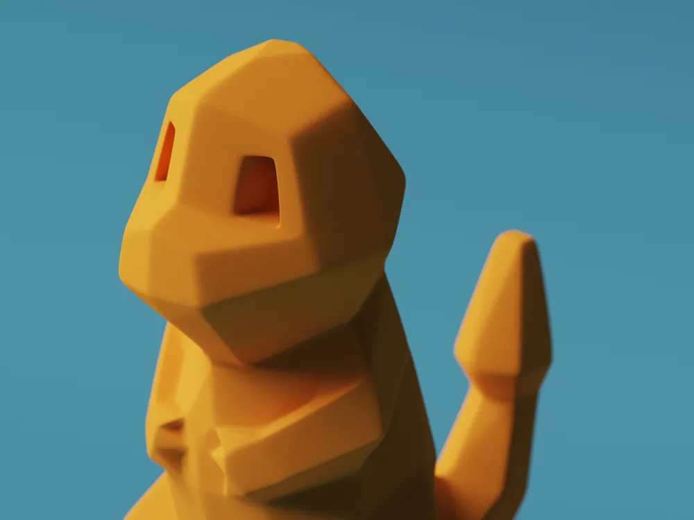 Low-Poly Charmander - Remastered by flowalistik MakerWorld: Download ...