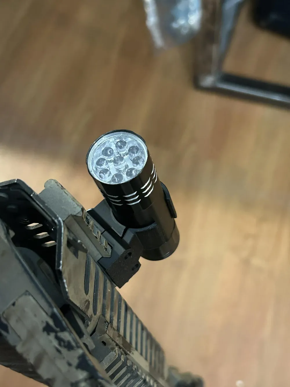 23mm Flashlight holder for RIS rail - Free 3D Print Model - MakerWorld