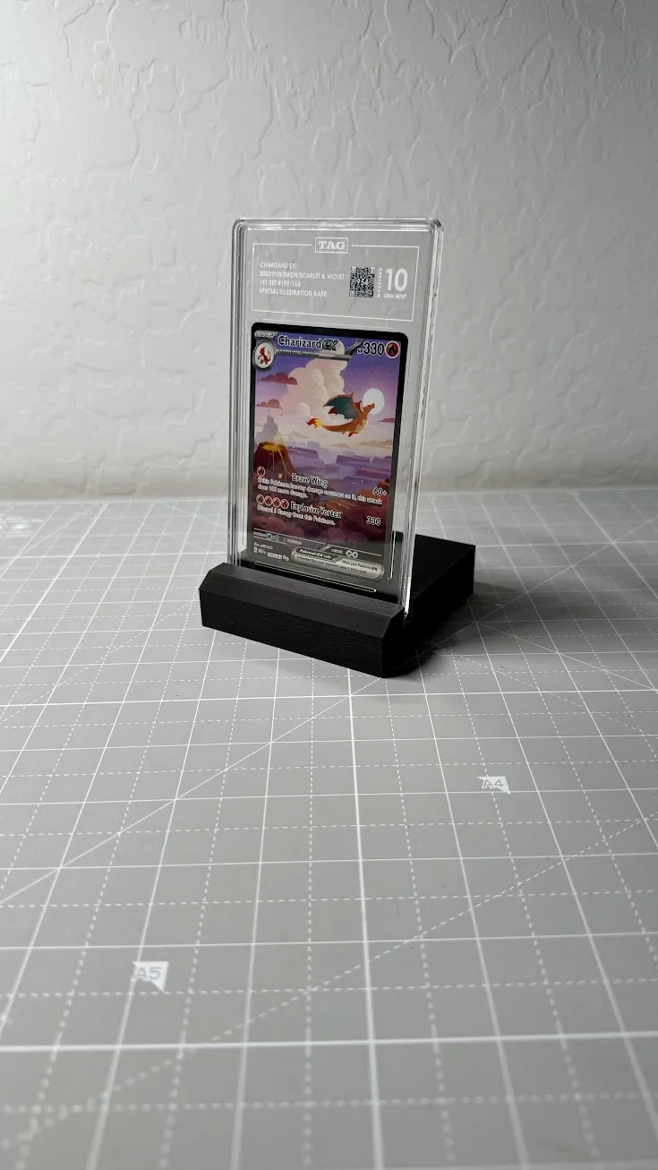 Modern TAG Pokemon TCG Slab Display Stand by zardie MakerWorld ...