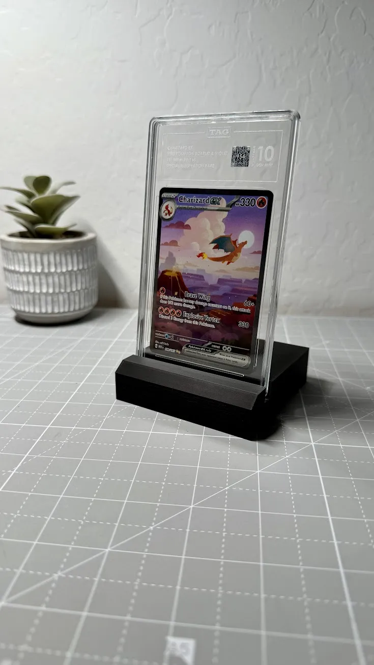 Modern TAG Pokemon TCG Slab Display Stand by zardie MakerWorld ...