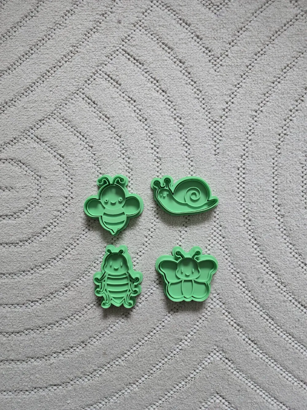 Cute Bug Insect Animals Playdoh Cookie Cutter Clay by Merilno3D ...
