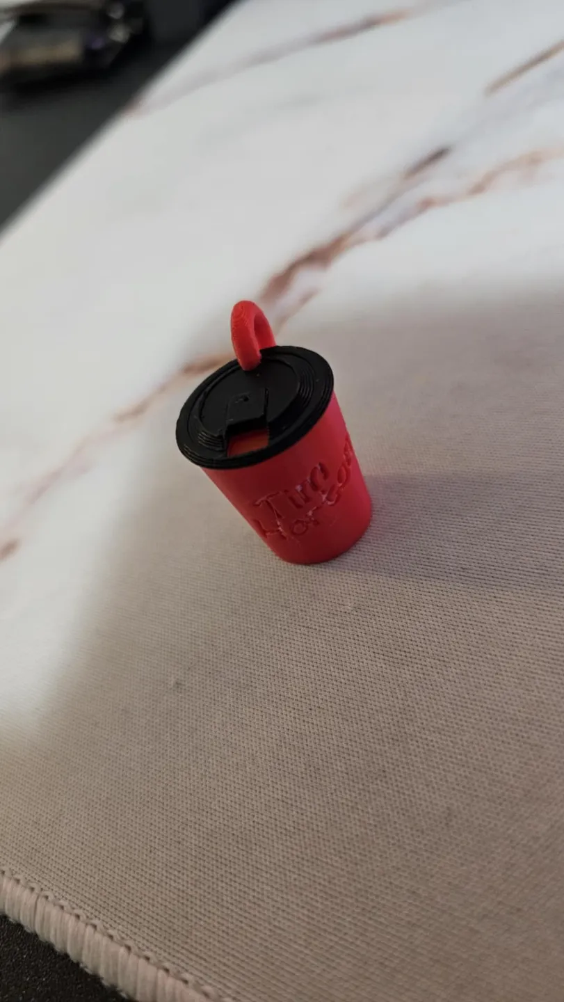 Tim hortons cup keychain by Kunkulada MakerWorld: Download Free 3D Models