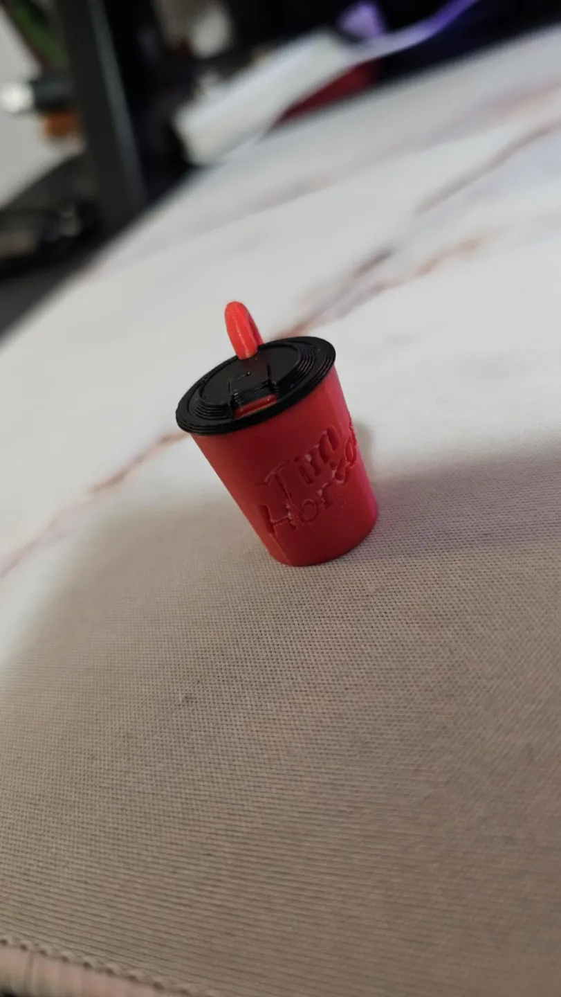 Tim hortons cup keychain by Kunkulada - MakerWorld