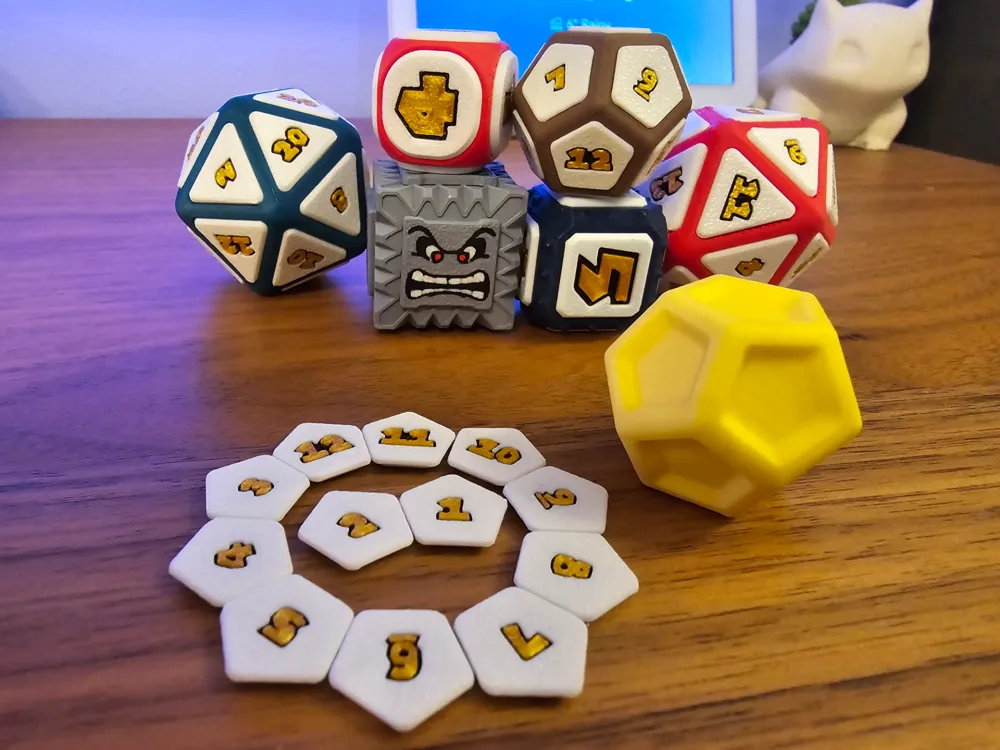 D12 Mario Party Dice by KNDesign - MakerWorld