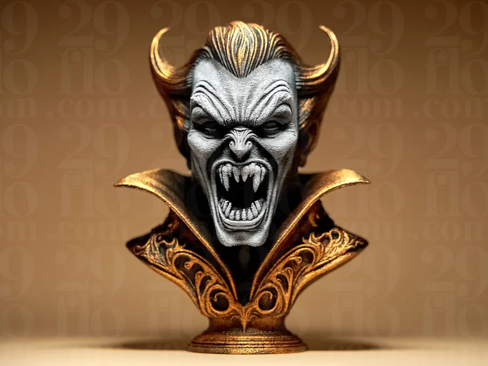 Dracula Bust by 29FLO MakerWorld: Download Free 3D Models