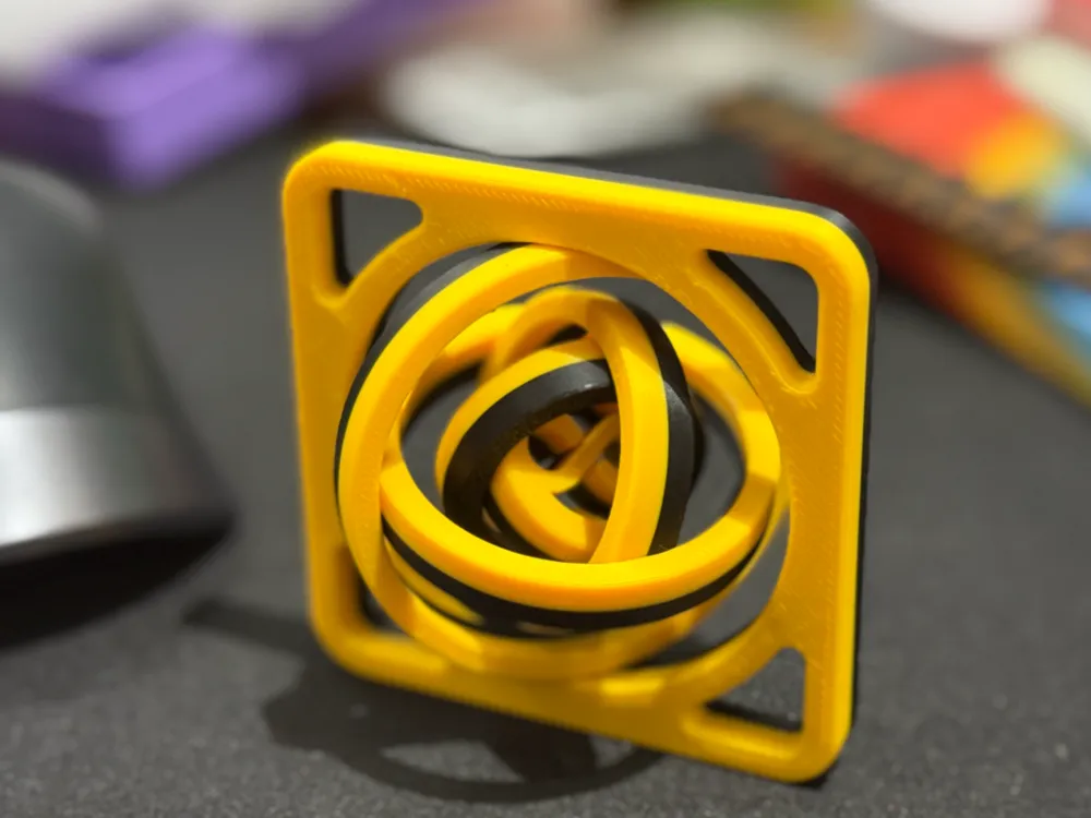 Infinity Gyro Spinning Circle - Print in place by Eternity Labs ...