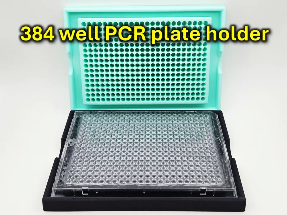 384-well PCR plate holder by bovineblitz MakerWorld: Download Free 3D ...