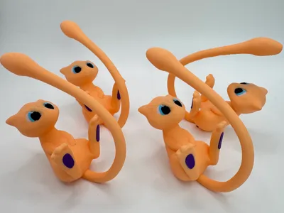 Pokemon Mew Keychain by Frankie - MakerWorld