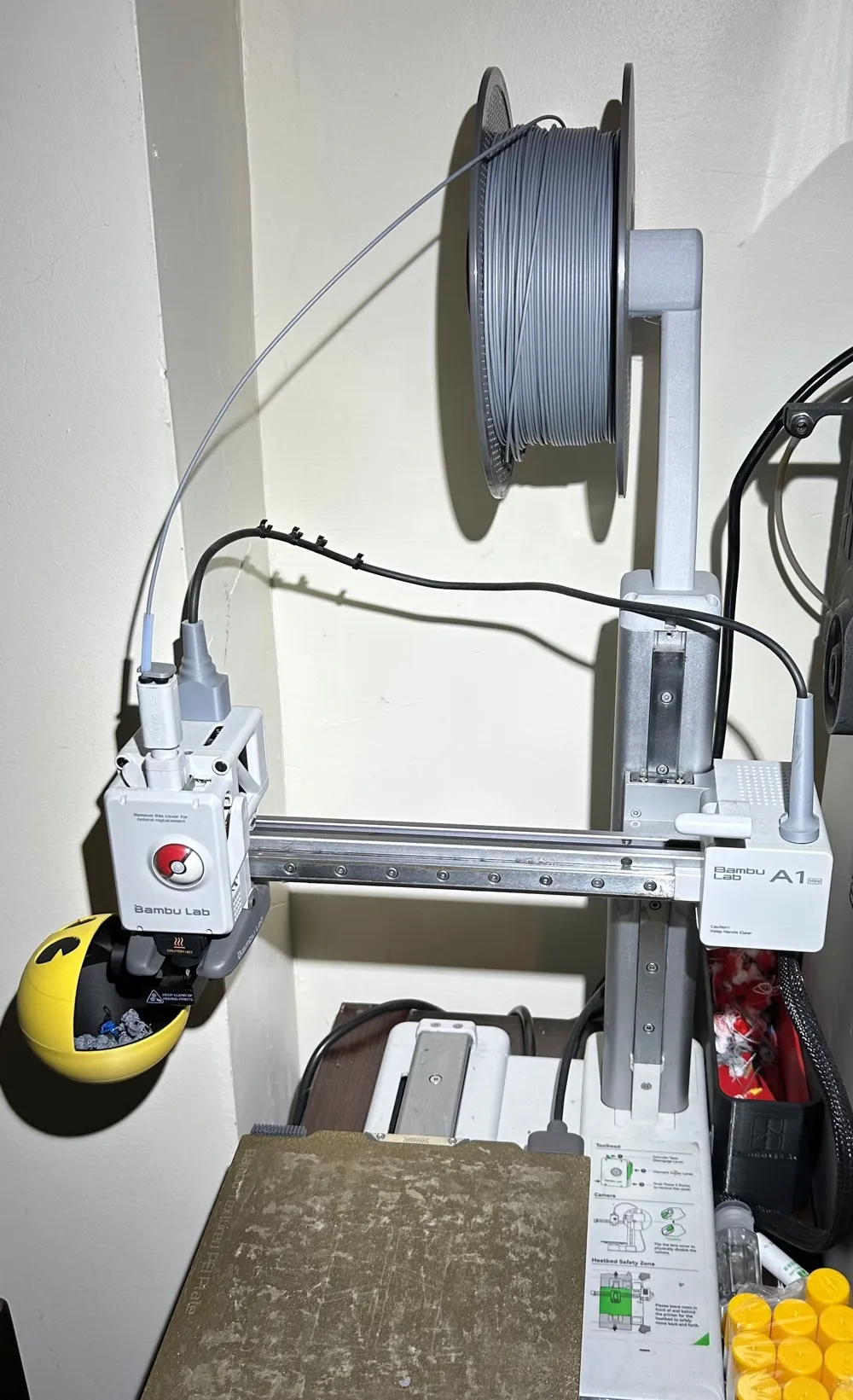 A1 Mini Spool holder Remixed by AnomalyRetro.com MakerWorld: Download ...