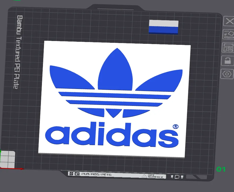 Adidas Logo Shoes Clothes Brands by Print4me MakerWorld: Download Free ...