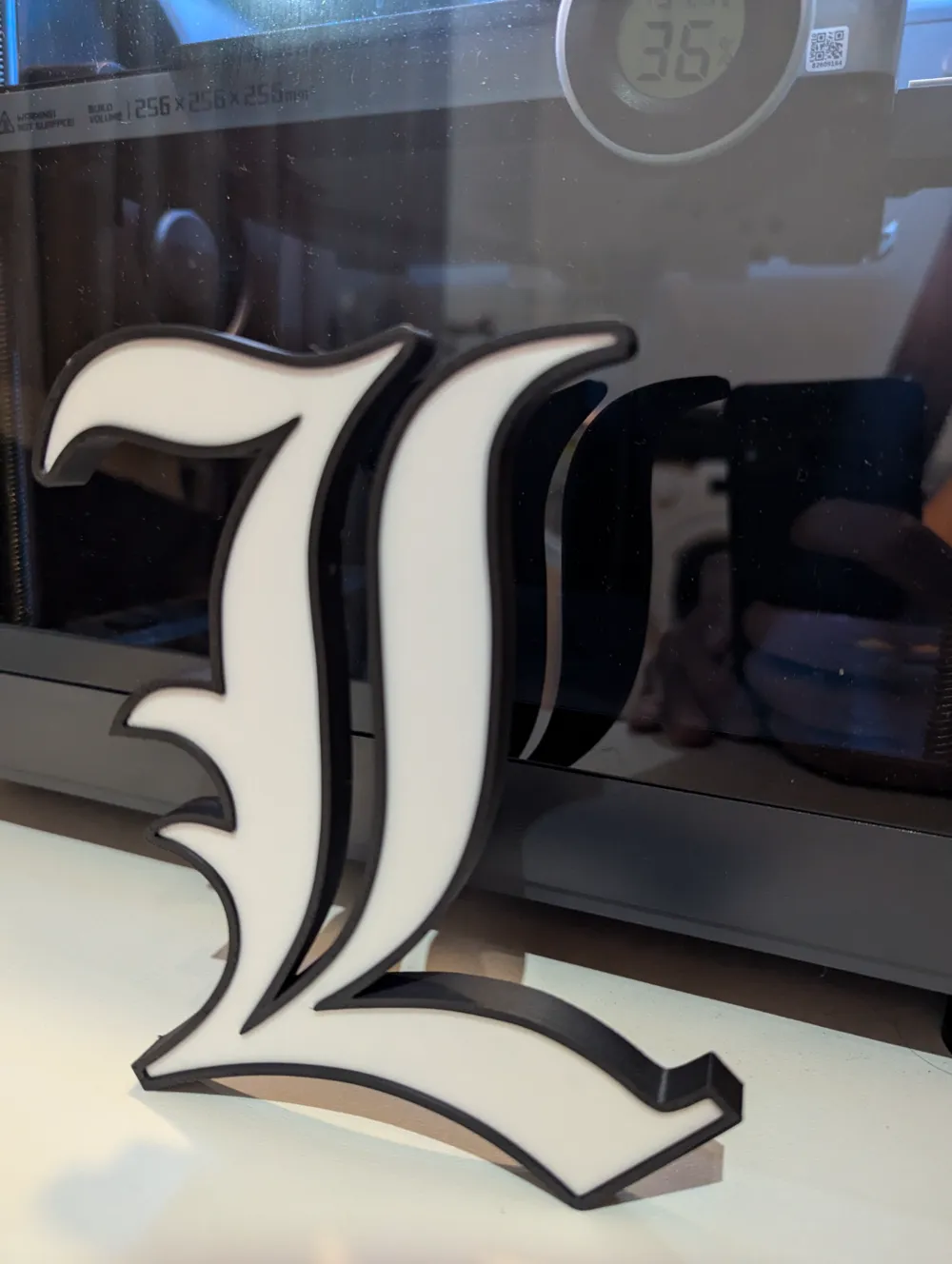 L logo Death Note by spluca80 - MakerWorld