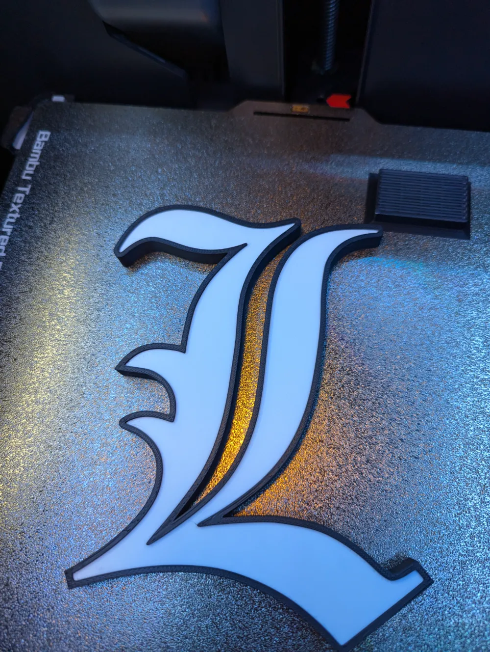 L logo Death Note by spluca80 - MakerWorld