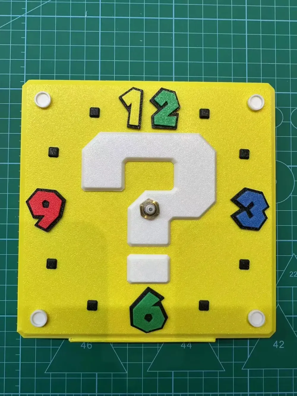 Mario Question Mark Block Clock by Jster MakerWorld: Download Free 3D ...