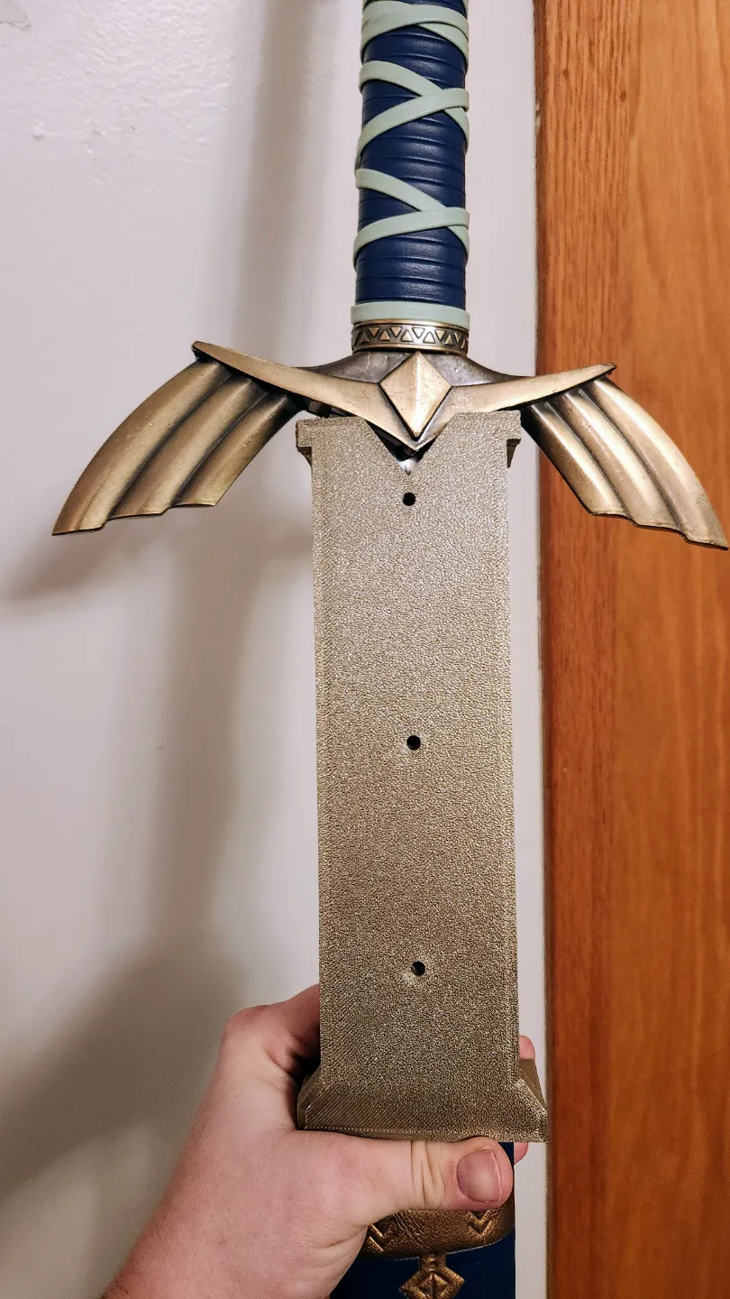Comic Con Zelda Master Sword Display Bracket by Darmeatheous - MakerWorld