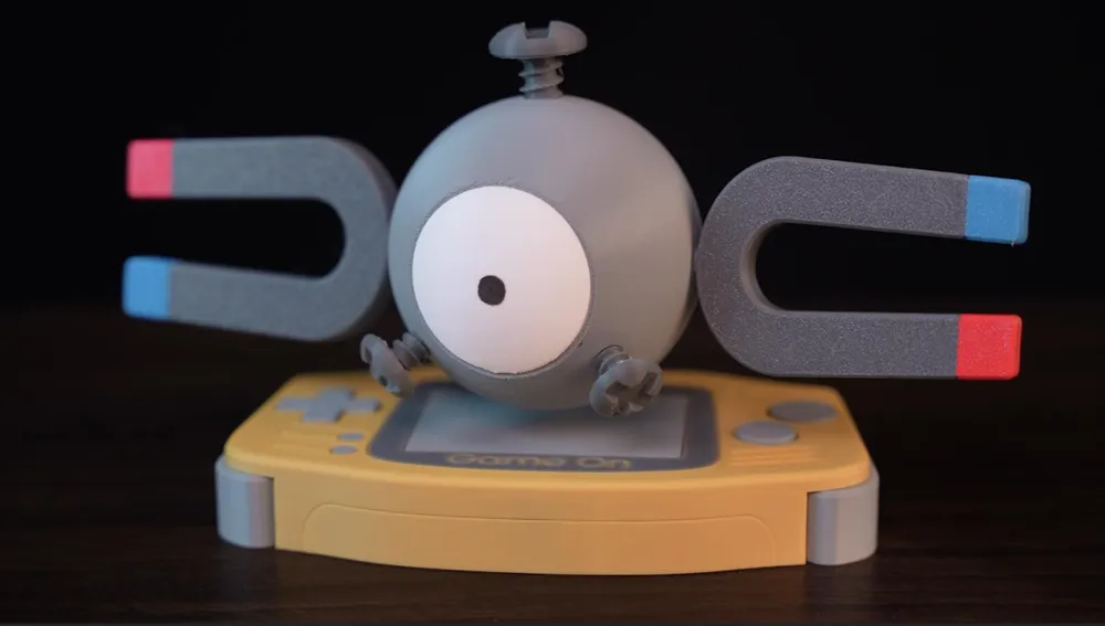 磁気浮上 コイル磁石 Magnetic Levitating Magnemite by 橙豆造物 - MakerWorld