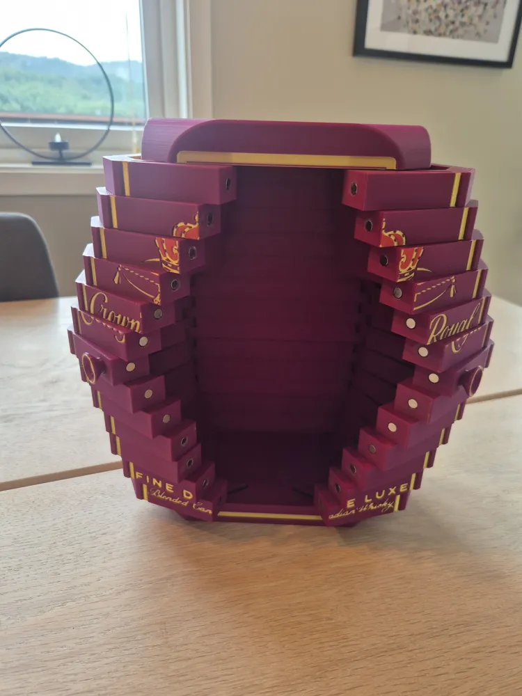 Crown Royal Folding door box - Free 3D Print Model - MakerWorld