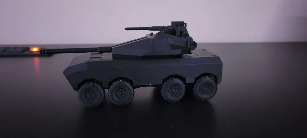 M72 "Hammer" Light Tank / Wheeled Tank by DeletedToaster23 - MakerWorld