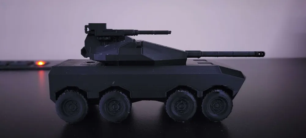 M72 "Hammer" Light Tank / Wheeled Tank by DeletedToaster23 - MakerWorld