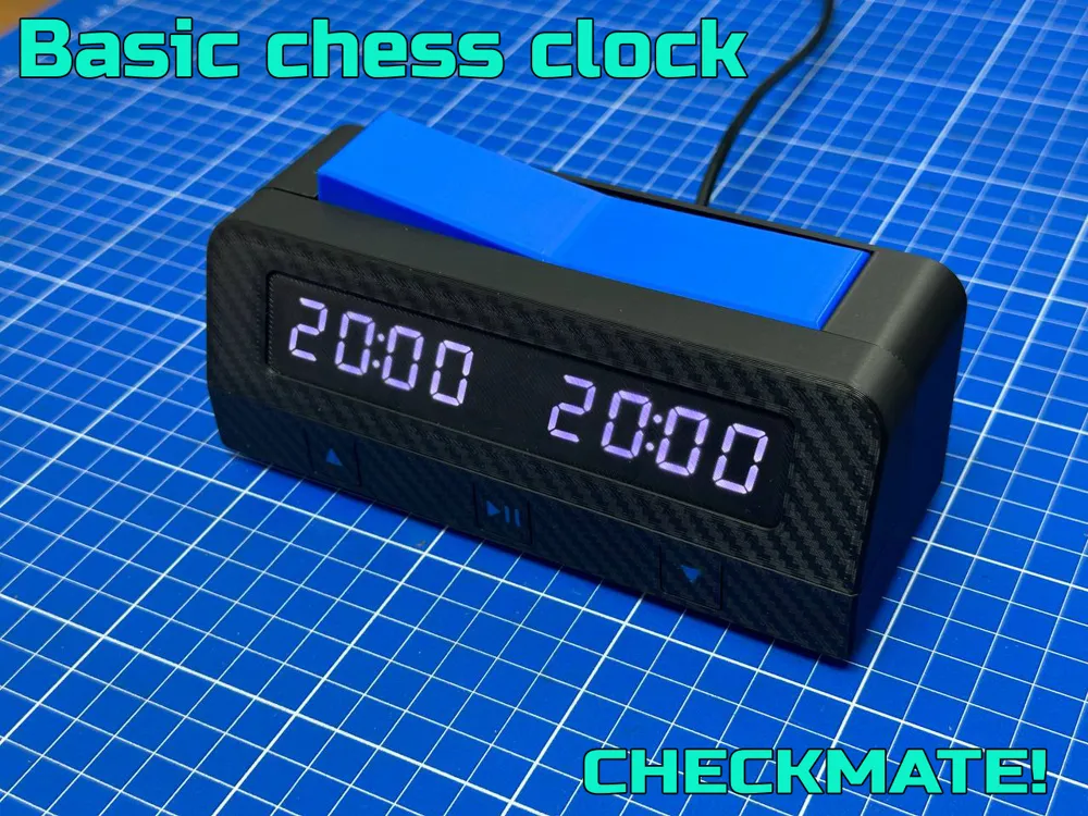 Chess clock by Archer MakerWorld: Download Free 3D Models
