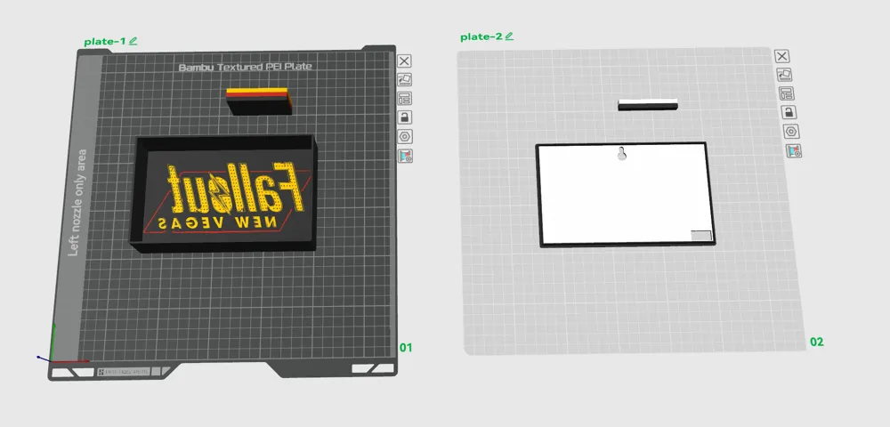 Fallout Lightbox AMS version - Free 3D Print Model - MakerWorld