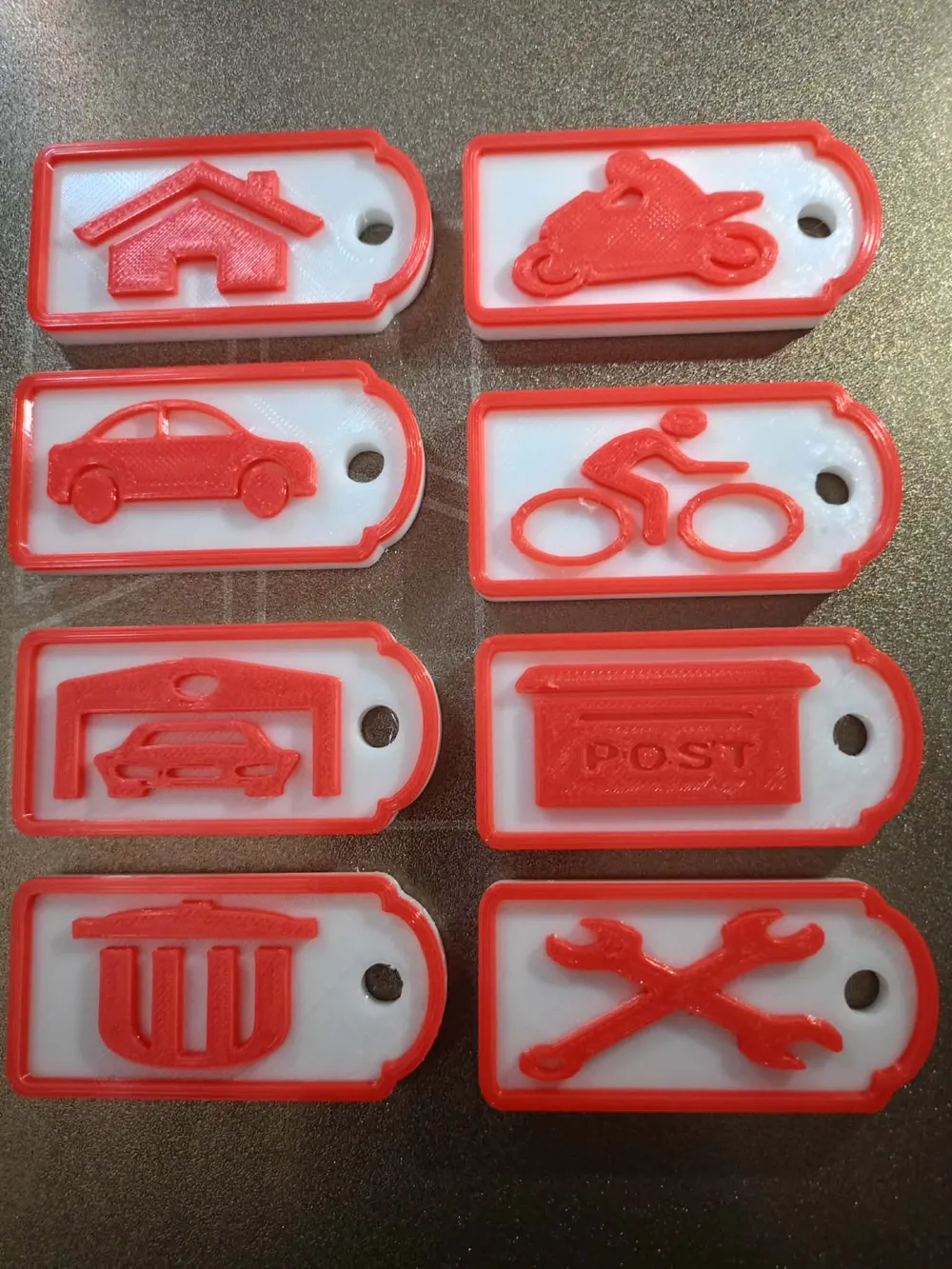 Home key ring - Free 3D Print Model - MakerWorld