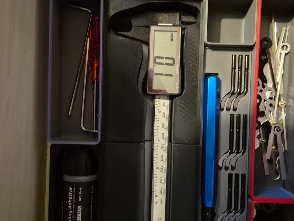 Digital Caliper Gridfinity Box ( Kynup ) Amazon - Free 3D Print Model ...