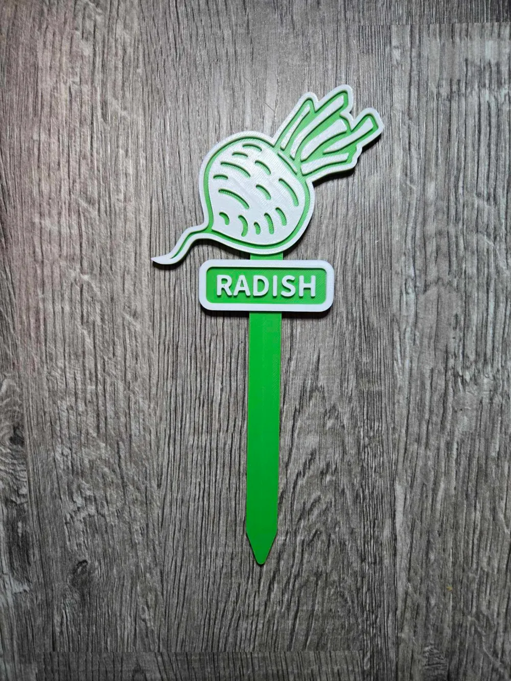 RADISH - Garden Stake by Double J Designs MakerWorld: Download Free 3D ...