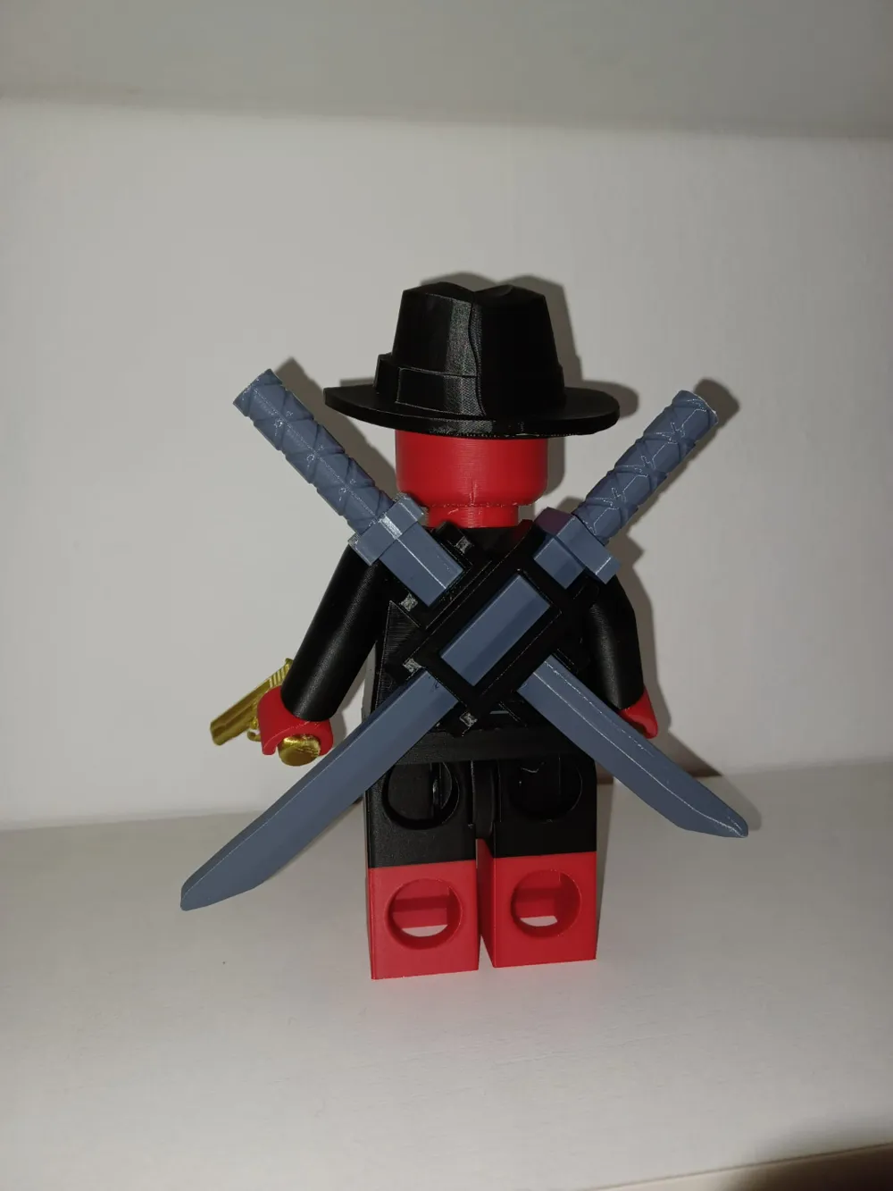 Deadpool Bandit Brick Figure by 51M0N - MakerWorld