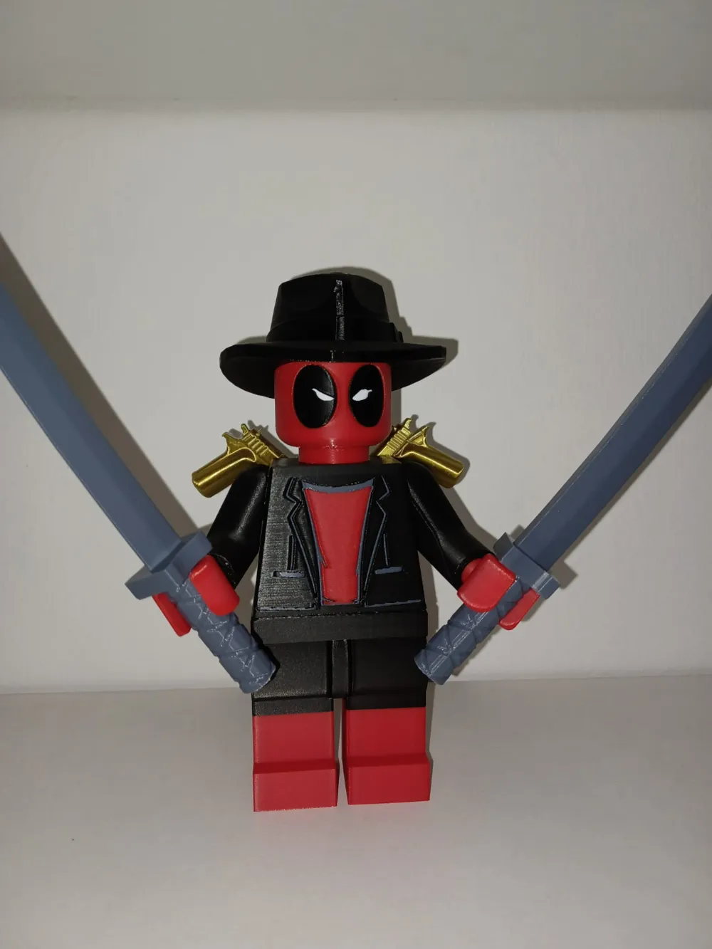 Deadpool Bandit Brick Figure by 51M0N MakerWorld: Download Free 3D Models