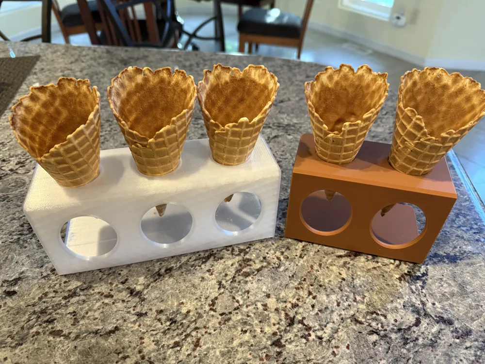 Ice Cone Holders by Leif H. MakerWorld: Download Free 3D Models