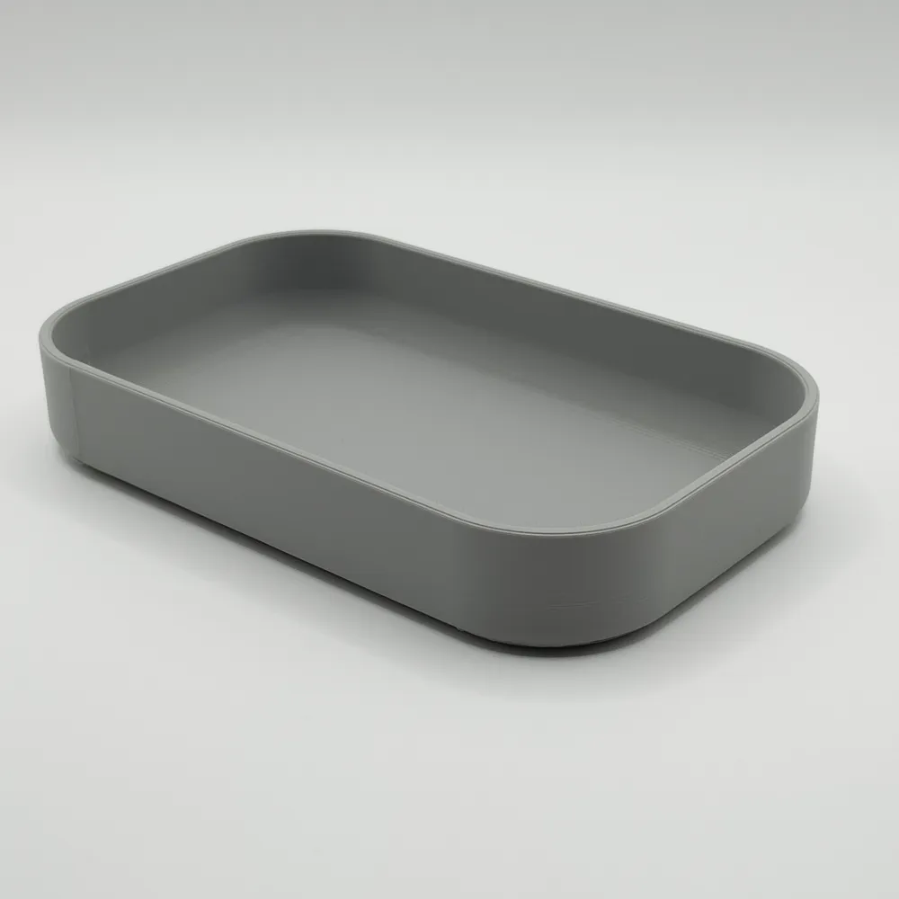 Modern Rectangular Key Tray - Free 3D Print Model - MakerWorld