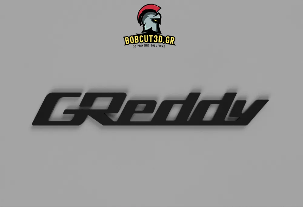 Logo - GReddy by BOBCUT3D.GR - MakerWorld