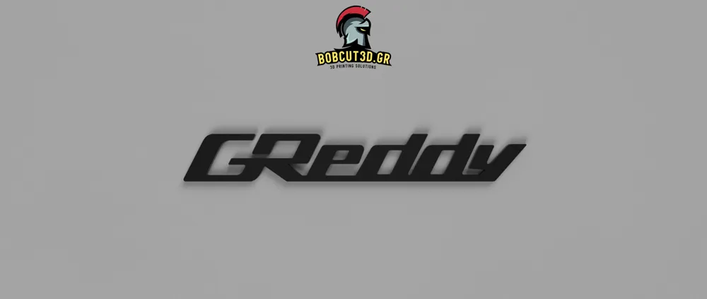 Logo - GReddy by BOBCUT3D.GR - MakerWorld
