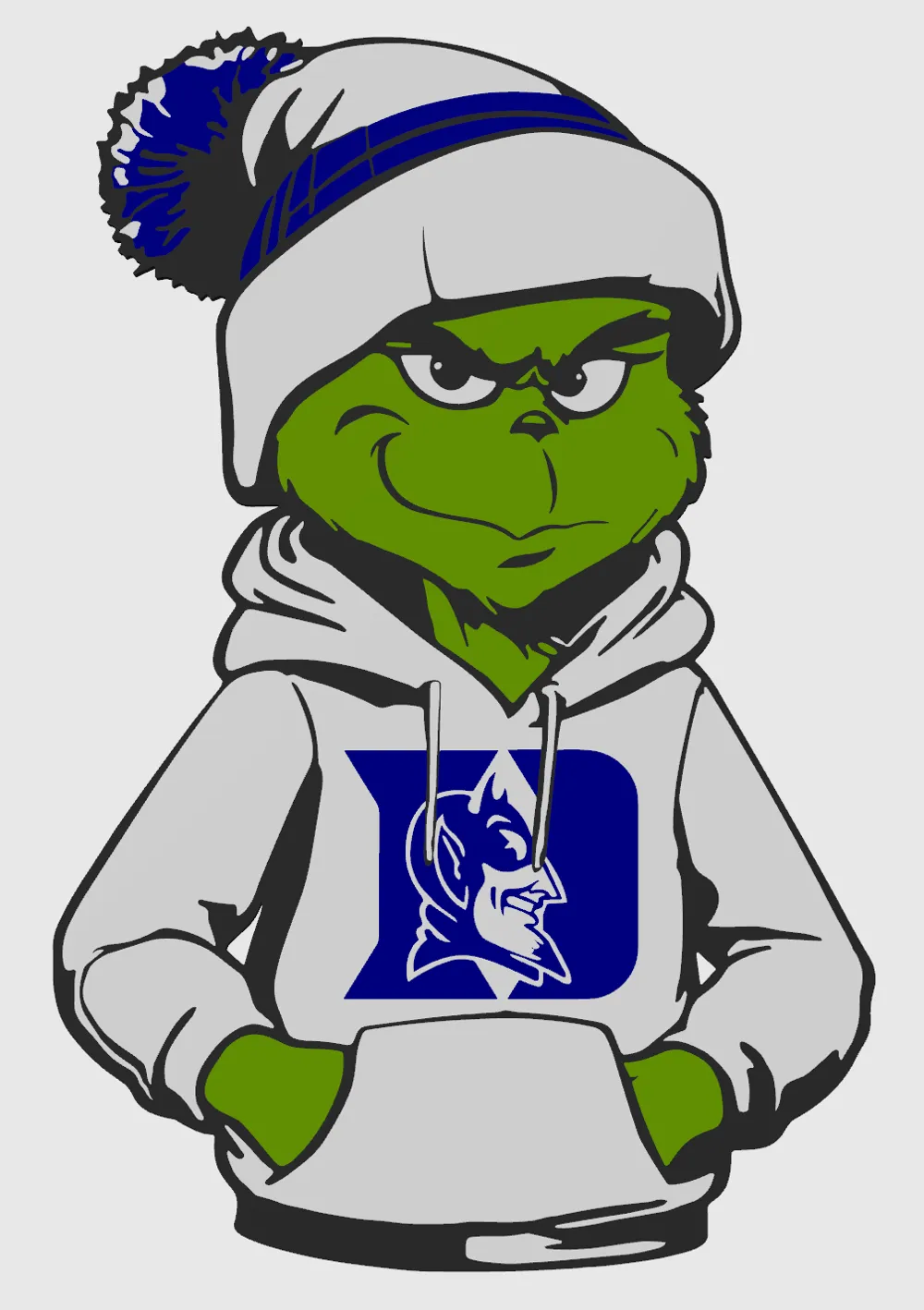 Grinch Blue Devil Ornament by Ray MakerWorld: Download Free 3D Models