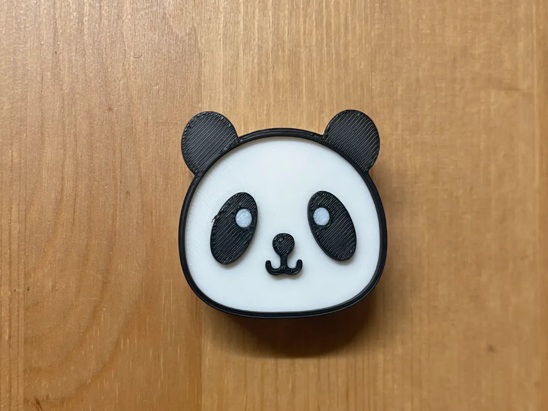 Panda Stanley Straw Topper - Free 3D Print Model - MakerWorld