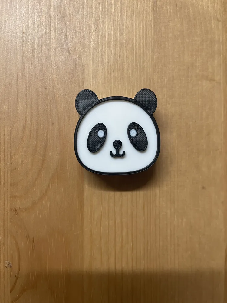 Panda Stanley Straw Topper - Free 3D Print Model - MakerWorld