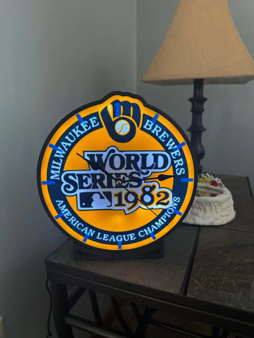 Brewers World Series Lightbox Clock by extremes31 MakerWorld: Download ...
