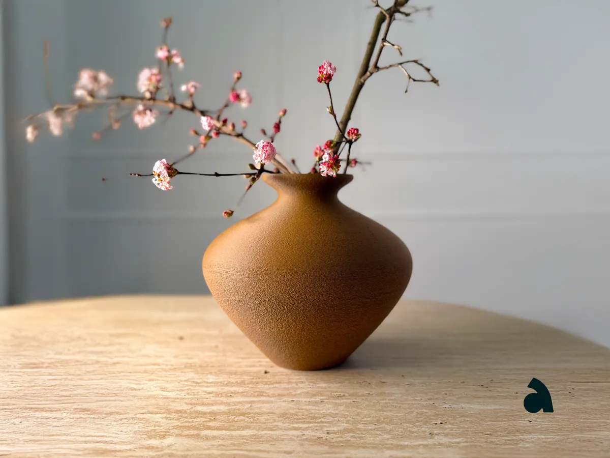 Japandi-style vase - Free 3D Print Model - MakerWorld
