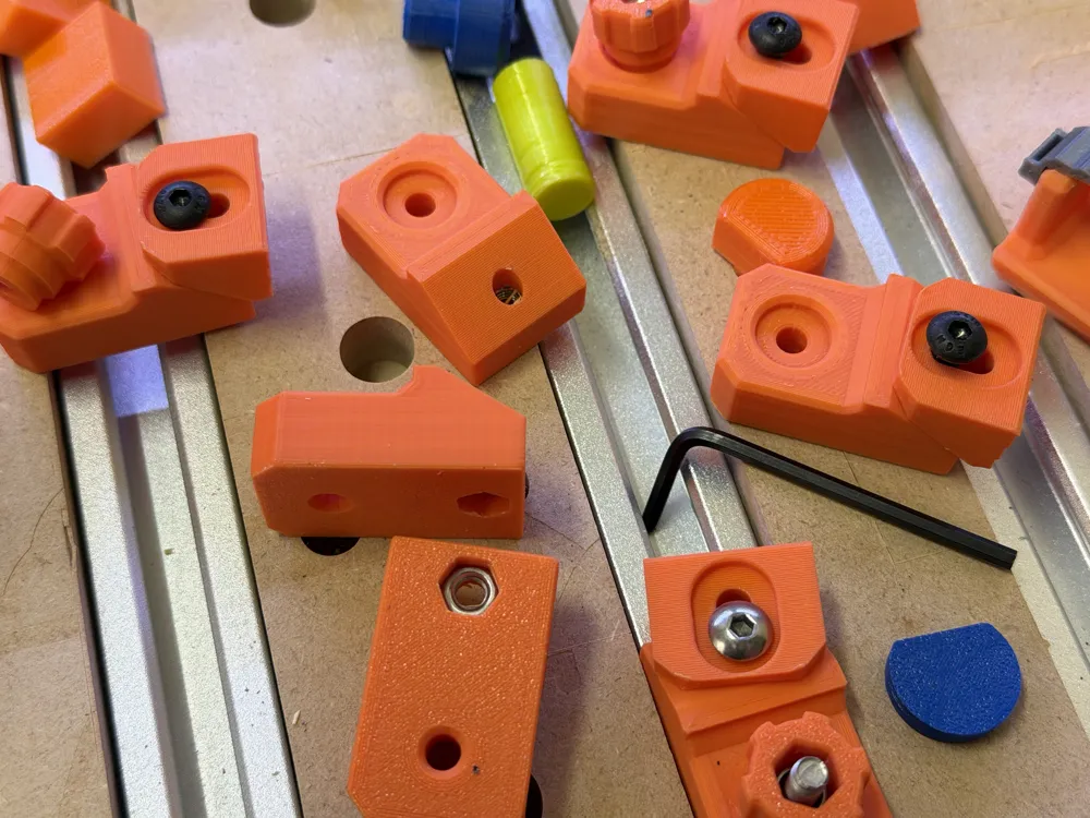 CNC Tiger Claw (Toe) Clamps M6 Hardware - Free 3D Print Model - MakerWorld