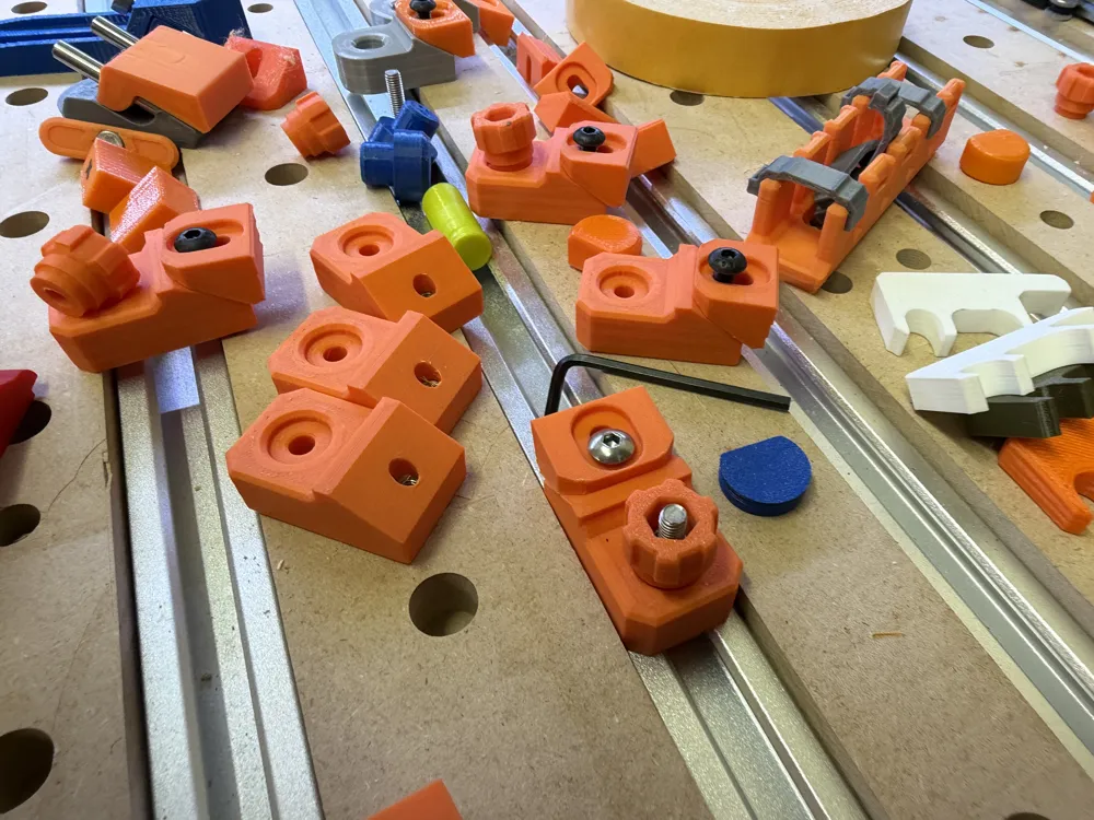 CNC Tiger Claw (Toe) Clamps M6 Hardware - Free 3D Print Model - MakerWorld