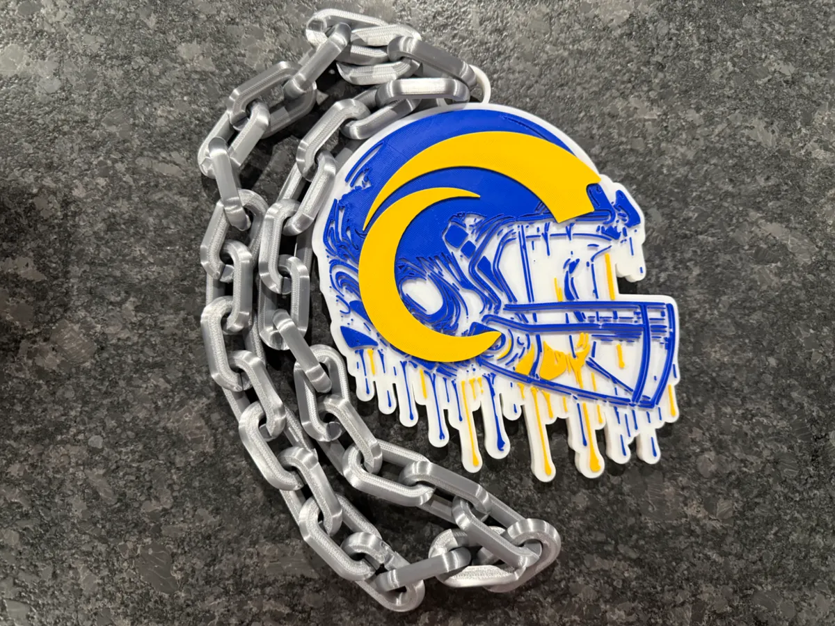 Los Angeles Rams Helm-Drip Hype-Kette – Kostenloses 3D-Druckmodell ...