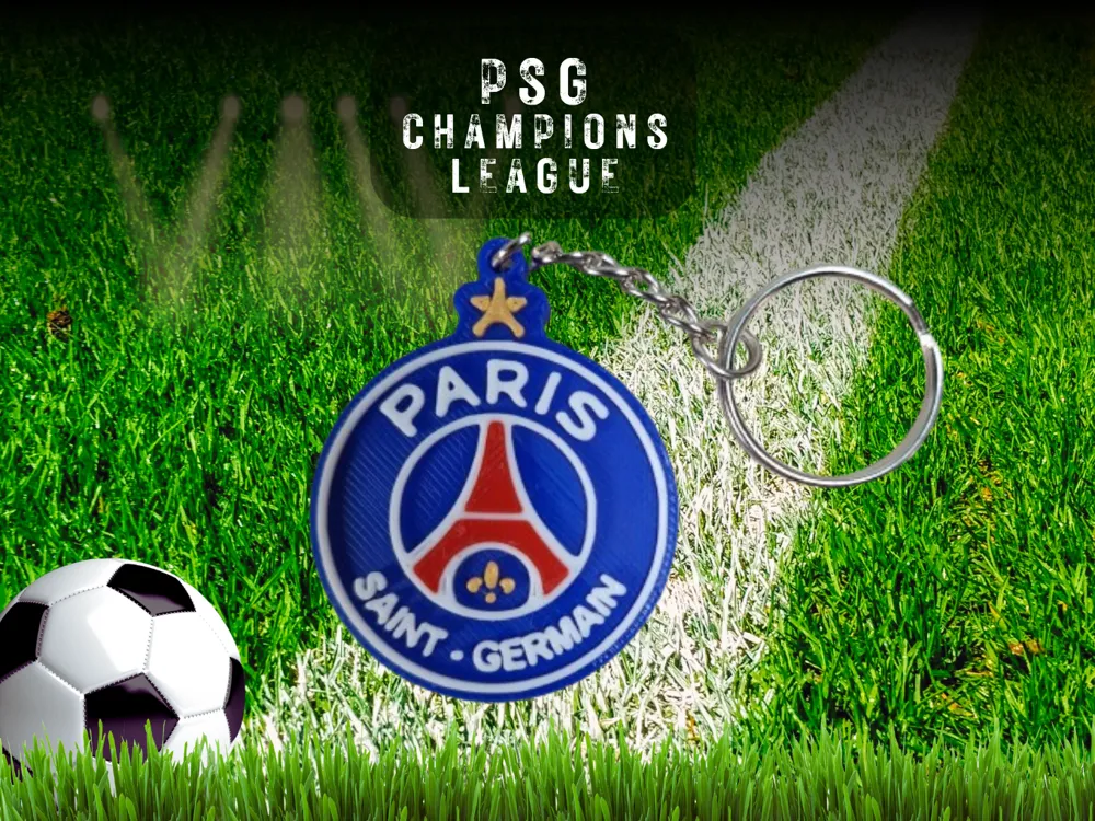 Keychain - PSG Champions League by Fil&Form3D MakerWorld: Download Free ...