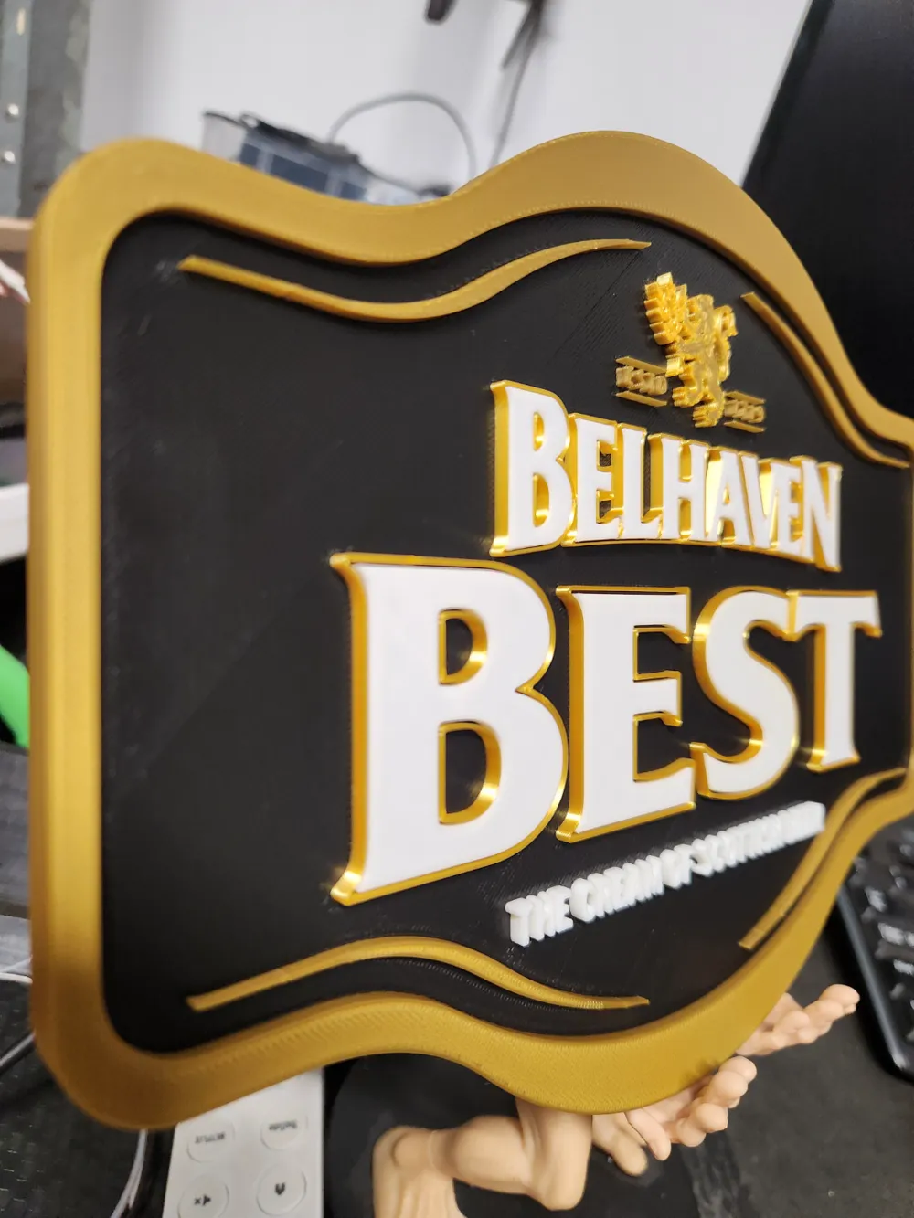 Belhaven Best Beer Plaque by Rayzor3D - MakerWorld