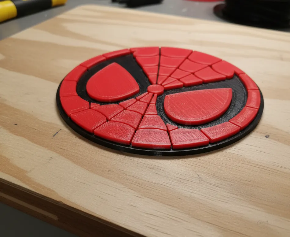 Spider Spider-Man Coaster - Free 3D Print Model - MakerWorld